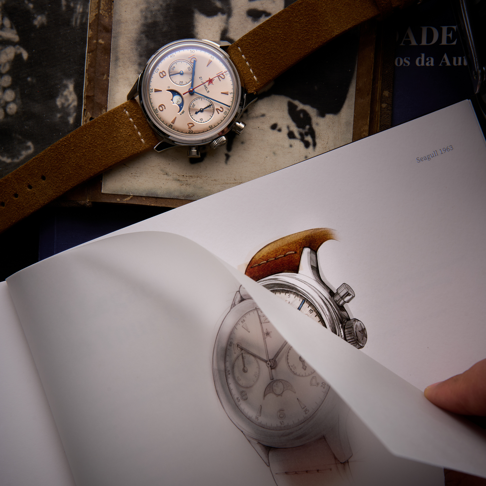 Seagull 1963 Legacy Edition- 40mm Moonphase - Limited Edition ...