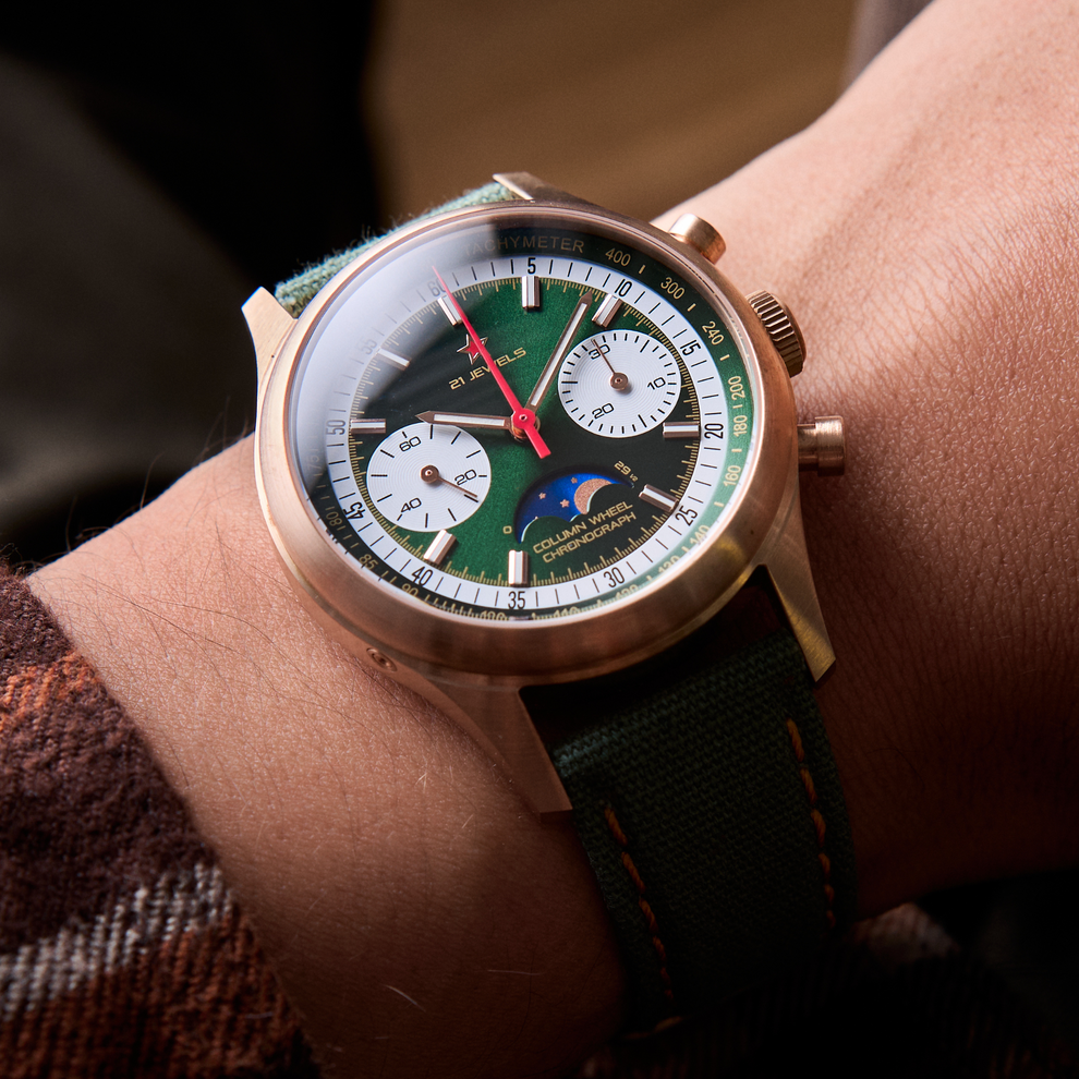 Seagull 1963 The Icon - 40mm Moonphase Lume Edition Sapphire