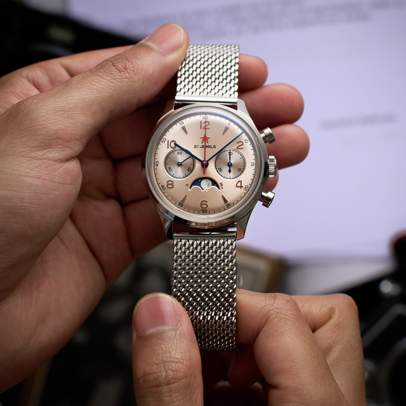 Mesh Steel Strap for Seagull 1963 - Sleek and Durable